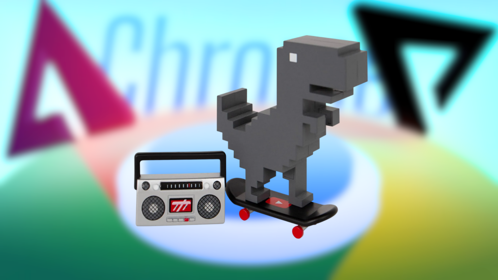 El set de accesorios del Dino de Google Chrome llega al Google Merch Shop